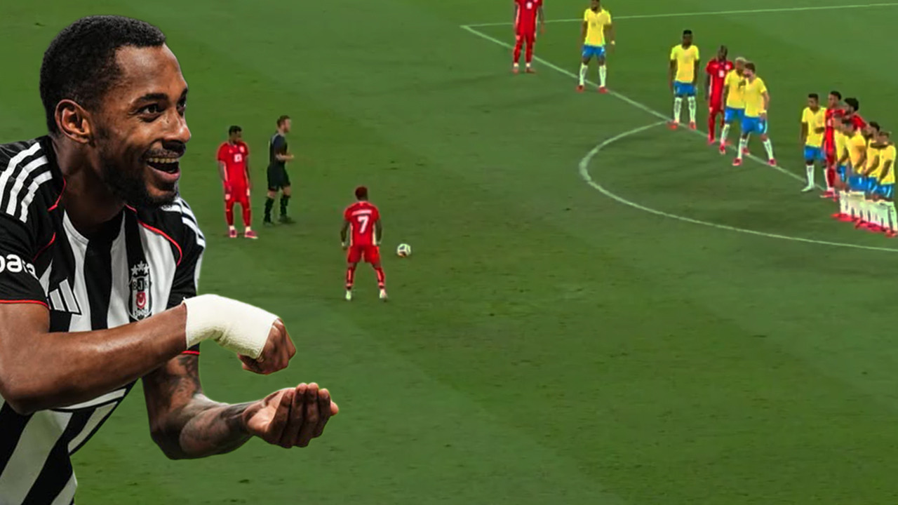 Beşiktaşlı Murillo'dan Brezilya'ya frikik golü: Alisson Becker çaresiz ...