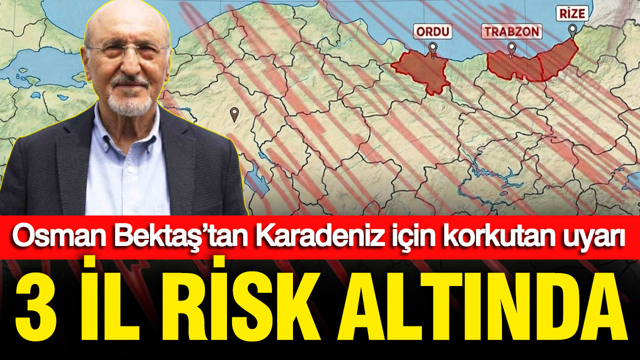 Ordu Trabzon ve Rize risk altında: Osman Bektaş’tan Karadeniz sahili ...