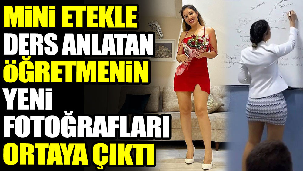 Mini etekli öğretmenin yeni fotoğrafları ortaya çıktı